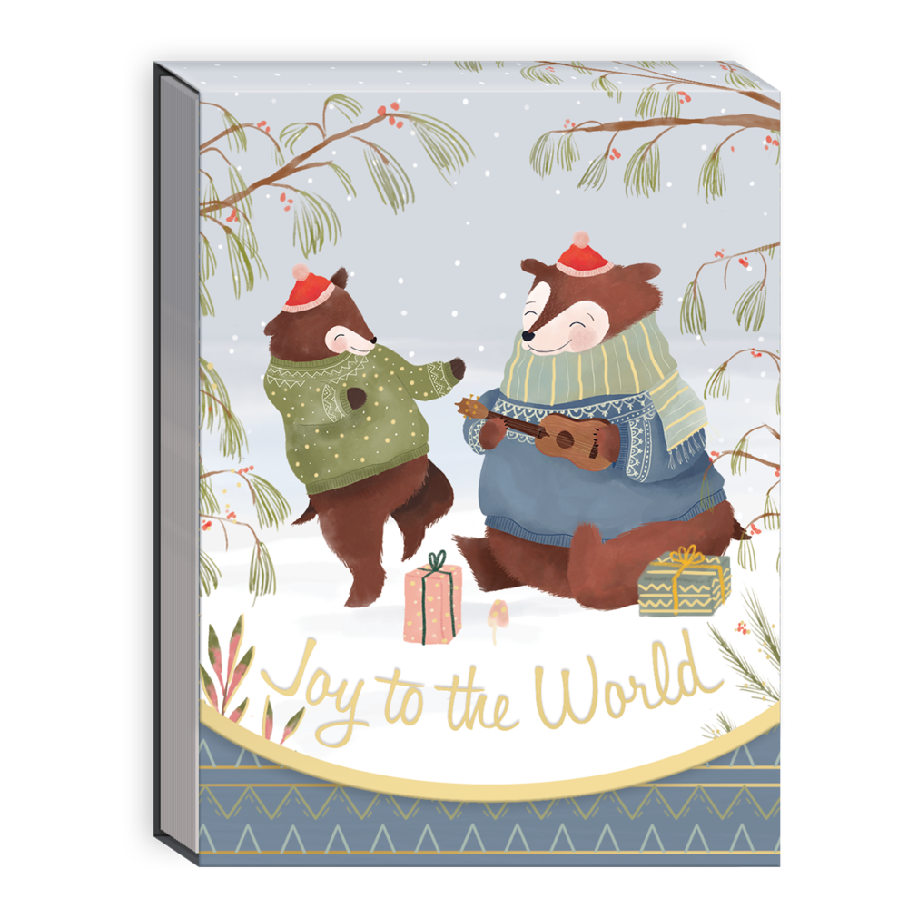 Forest Animals Bears Pocket Notepad - Molly & Rex