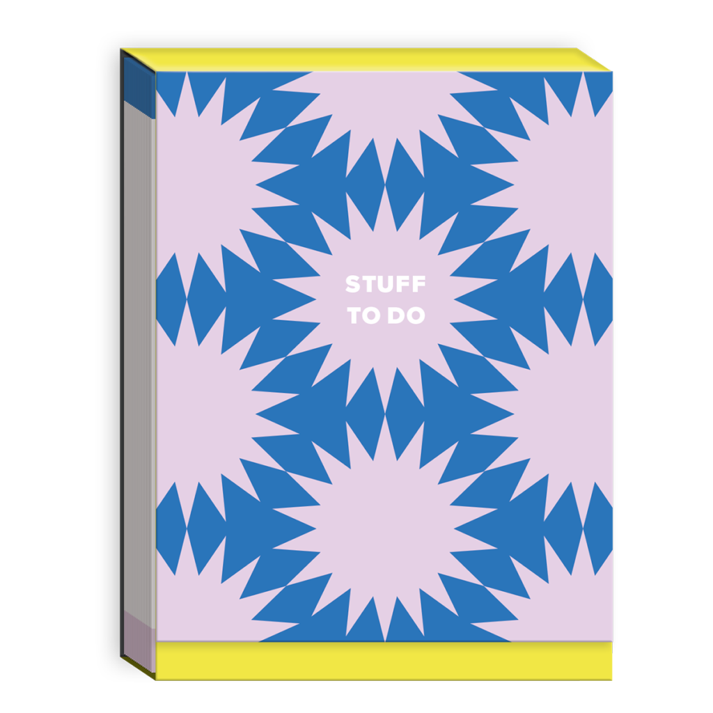 Statement Shapes Blue Pocket Notepad - Molly & Rex