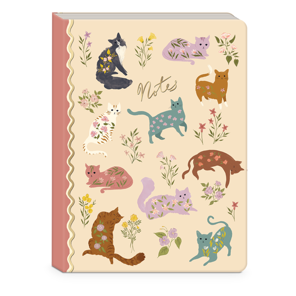 Flower Pets Cats Softcover Journal - Molly & Rex